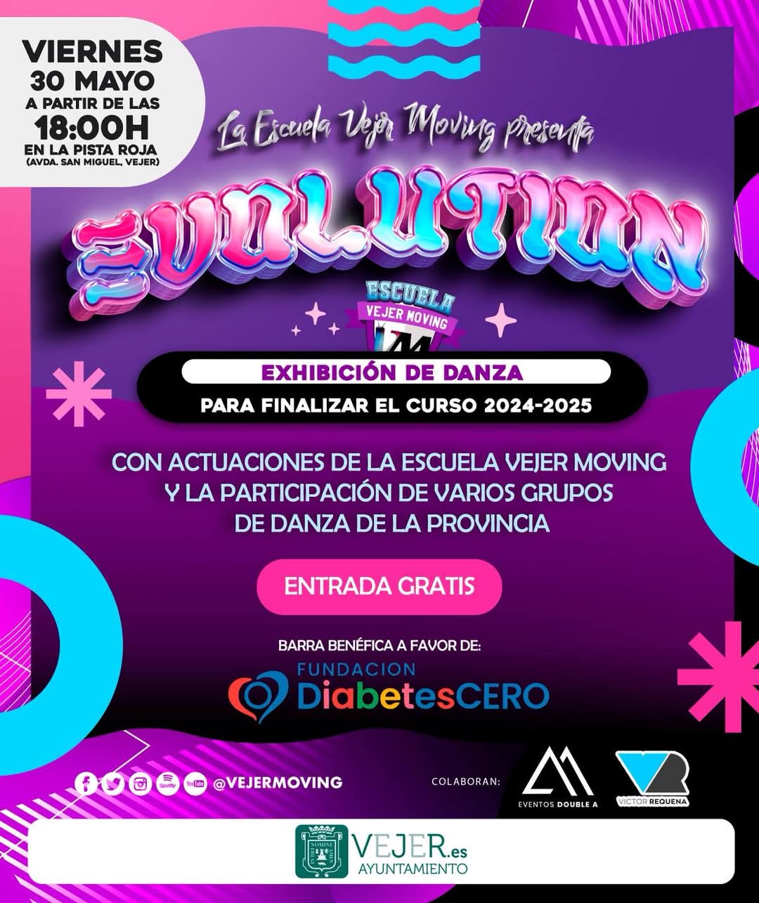 EXHIBICIÓN DE DANZA DE LA ESCUELA VEJER MOVING “ EVOLUTION” - Turismo Vejer